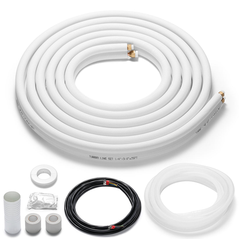 Mini-Split AC Copper Line Set 16Ft. /25 Ft. /50 Ft. – TOSOT Direct