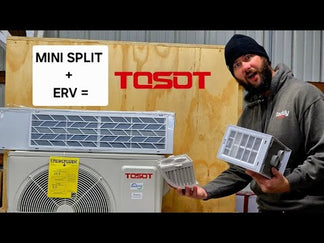 Aoraki 24.5 SEER2 12,000 BTU Heat Pump Mini Split AC w/ERV System-230V ...