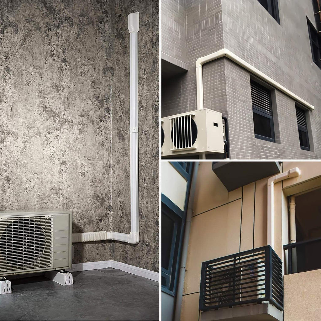 Decorative PVC Line Cover Kit for Mini-Split AC – TOSOT Direct