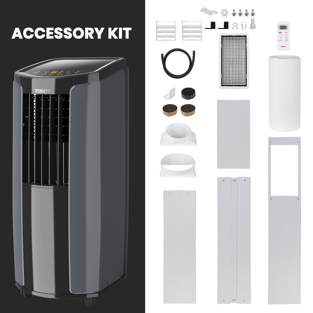 10 000 Btu 3 In 1 Portable Air Conditioner For Rooms Up To 400 Sq Ft